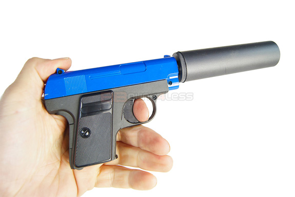 Galaxy G9A Full Metal Pistol BB Gun in blue - BBguns 4 Less