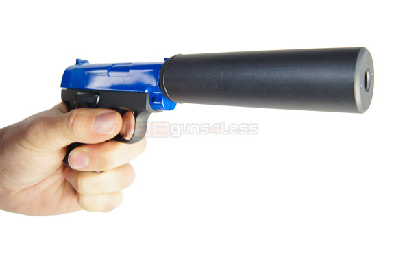 Galaxy G9A Full Metal Pistol BB Gun in blue - BBguns 4 Less